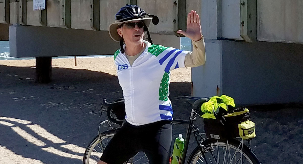 Don Coffey, Edge Ingredients CTO crosses the US on 2 wheels!